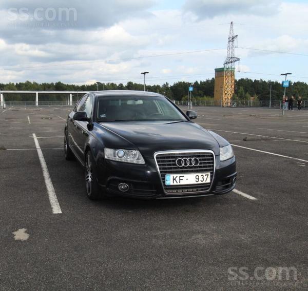 Black Audi A6 2010 in Riga, with an engine capacity of 2.00 L and mileage of 256 thousand km for 5000 €, photo 4 on AUTOMOTO.COM.LV