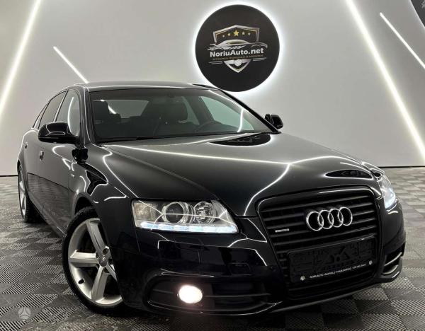 Black Audi A6 2010 in Marijampole, with an engine capacity of 2.97 L and mileage of 317 thousand km for 7950 €, photo 1 on AUTOMOTO.COM.LV