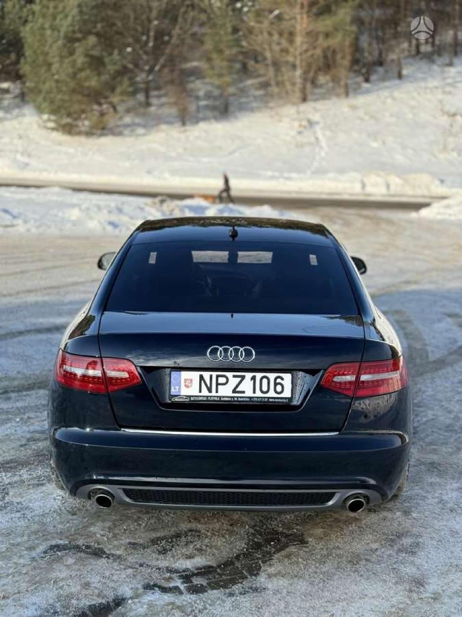 Black Audi A6 2010 in Vilnius, with an engine capacity of 3.00 L and mileage of 229 thousand km for 5900 €, photo 5 on AUTOMOTO.COM.LV