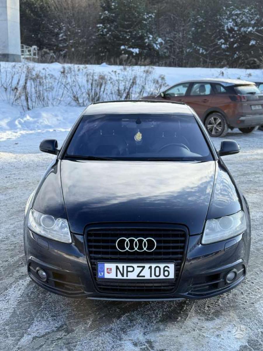 Black Audi A6 2010 in Vilnius, with an engine capacity of 3.00 L and mileage of 229 thousand km for 5900 €, photo 8 on AUTOMOTO.COM.LV