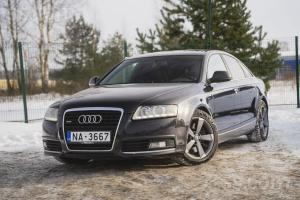 Black Audi A6 2010 in Riga, with an engine capacity of 3.00 L and mileage of 499 thousand km for 6490 €, photo  on AUTOMOTO.COM.LV