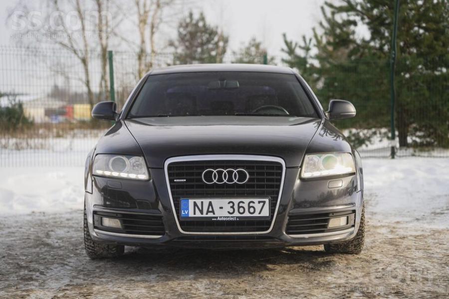 Black Audi A6 2010 in Riga, with an engine capacity of 3.00 L and mileage of 499 thousand km for 6490 €, photo 2 on AUTOMOTO.COM.LV