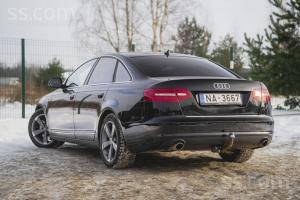 Black Audi A6 2010 in Riga, with an engine capacity of 3.00 L and mileage of 499 thousand km for 6490 €, photo 4 on AUTOMOTO.COM.LV