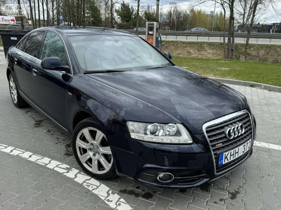 Black Audi A6 2010 in Vilnius, with an engine capacity of 2.70 L and mileage of 320 thousand km for 1750 €, photo 1 on AUTOMOTO.COM.LV