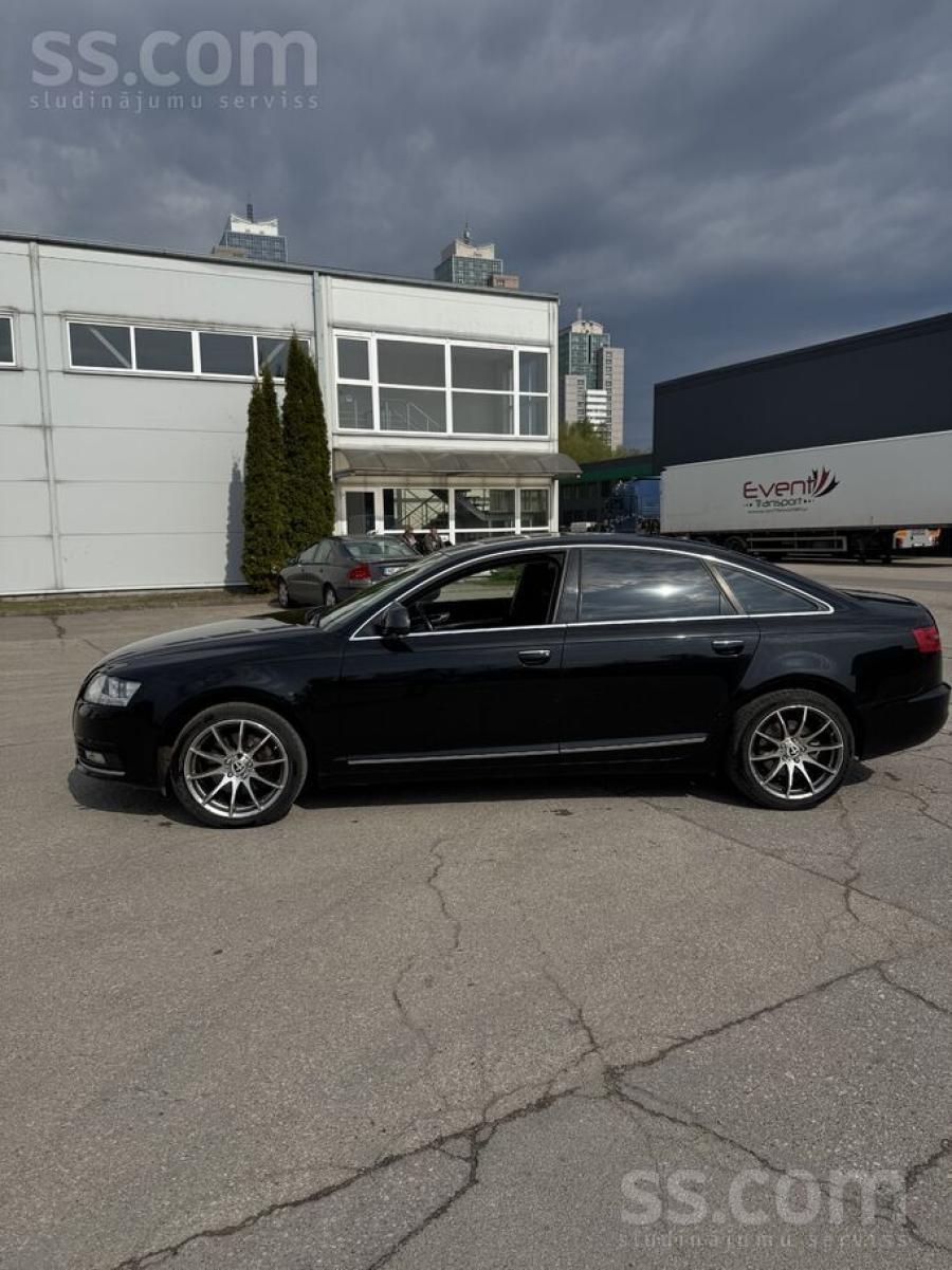 Black Audi A6 2010 in Riga, with an engine capacity of 2.80 L and mileage of 321 thousand km for 5200 €, photo 3 on AUTOMOTO.COM.LV