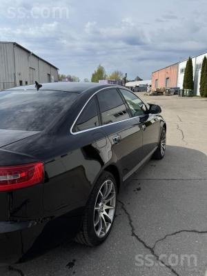Black Audi A6 2010 in Riga, with an engine capacity of 2.80 L and mileage of 321 thousand km for 5200 €, photo 4 on AUTOMOTO.COM.LV