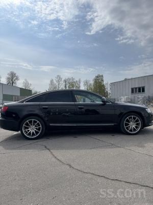 Black Audi A6 2010 in Riga, with an engine capacity of 2.80 L and mileage of 321 thousand km for 5200 €, photo 5 on AUTOMOTO.COM.LV