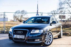 Melns Audi A6 2010 Rīga, ar dzinēja tilpumu 3.00 L un nobraukumu 376 tūkst. km par 6990 €, foto  vietnē AUTOMOTO.COM.LV