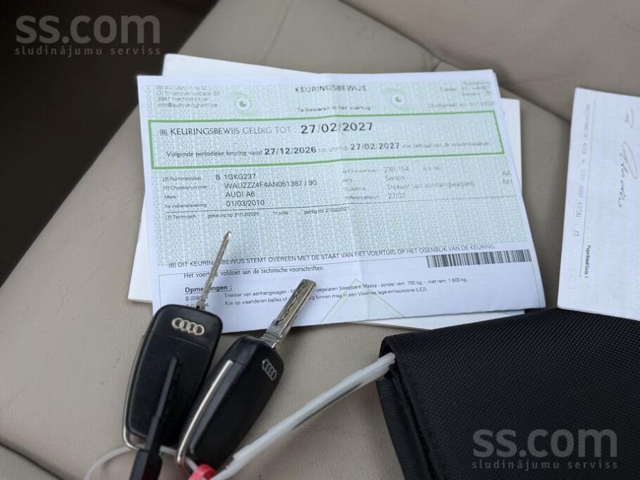 Melns Audi A6 2010 Rīga, ar dzinēja tilpumu 2.00 L un nobraukumu 242 tūkst. km par 6850 €, foto 21 vietnē AUTOMOTO.COM.LV