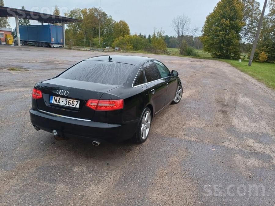 Черный Ауди А6 2010 в Талси, объемом двигателя 3.00 л и пробегом 499 тыс. км за 3900 €, фото 4 на AUTOMOTO.COM.LV