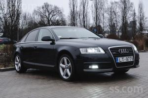 Black Audi A6 2010 in Riga, with an engine capacity of 3.00 L and mileage of 187 thousand km for 7200 €, photo  on AUTOMOTO.COM.LV