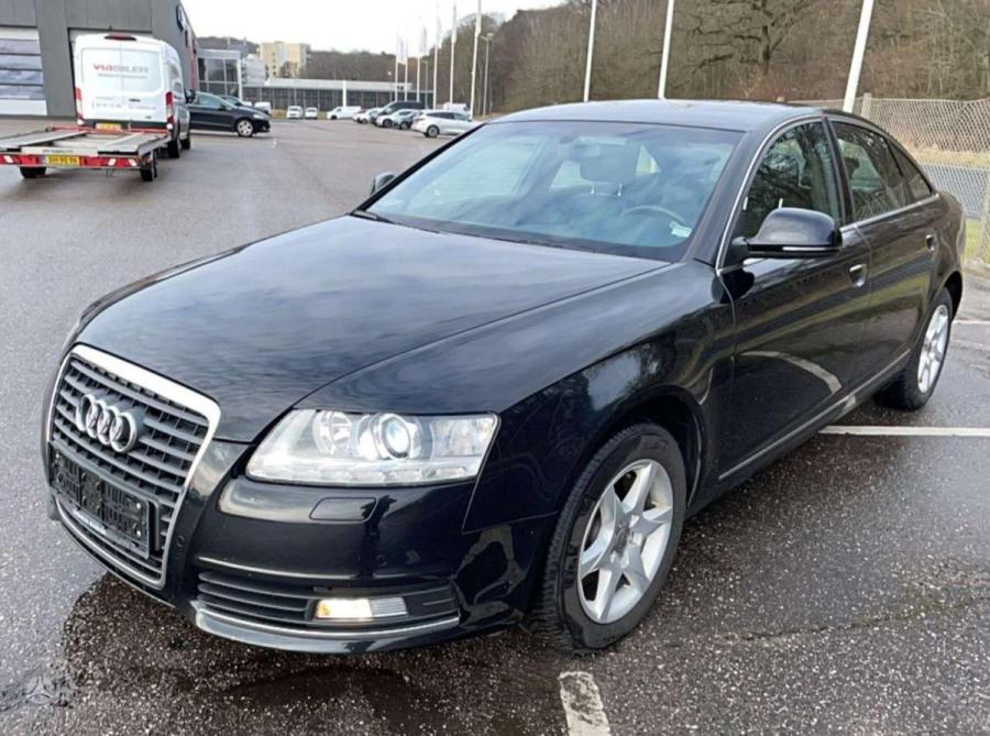 Black Audi A6 2010 in Vilnius, with an engine capacity of 2.77 L and mileage of 195 thousand km for 3900 €, photo 1 on AUTOMOTO.COM.LV