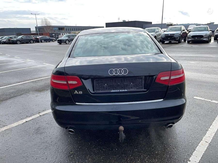 Black Audi A6 2010 in Vilnius, with an engine capacity of 2.77 L and mileage of 195 thousand km for 3900 €, photo 5 on AUTOMOTO.COM.LV