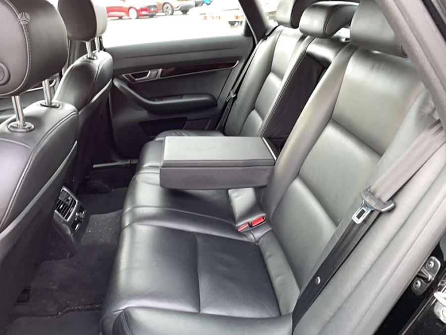 Black Audi A6 2010 in Vilnius, with an engine capacity of 2.77 L and mileage of 195 thousand km for 3900 €, photo 8 on AUTOMOTO.COM.LV