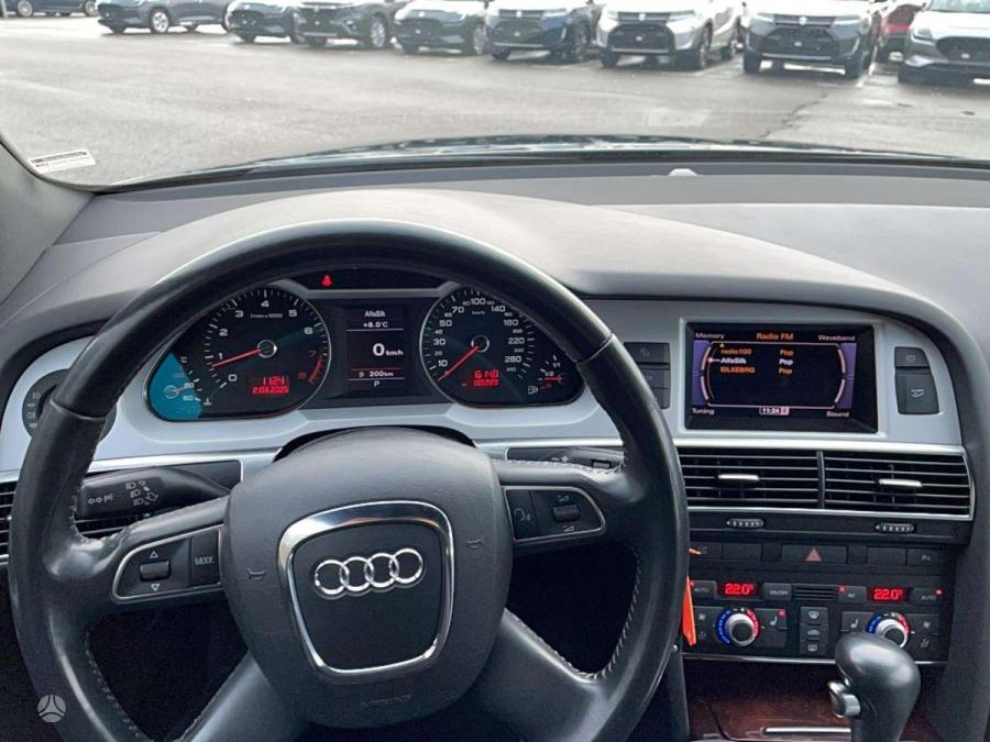Black Audi A6 2010 in Vilnius, with an engine capacity of 2.77 L and mileage of 195 thousand km for 3900 €, photo 11 on AUTOMOTO.COM.LV