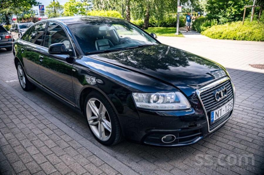 Black Audi A6 2010 in Riga, with an engine capacity of 2.00 L and mileage of 291 thousand km for 2990 €, photo 4 on AUTOMOTO.COM.LV