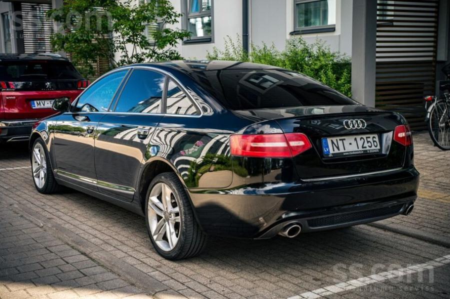 Black Audi A6 2010 in Riga, with an engine capacity of 2.00 L and mileage of 291 thousand km for 2990 €, photo 7 on AUTOMOTO.COM.LV
