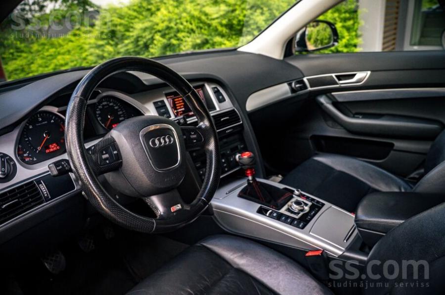 Black Audi A6 2010 in Riga, with an engine capacity of 2.00 L and mileage of 291 thousand km for 2990 €, photo 9 on AUTOMOTO.COM.LV