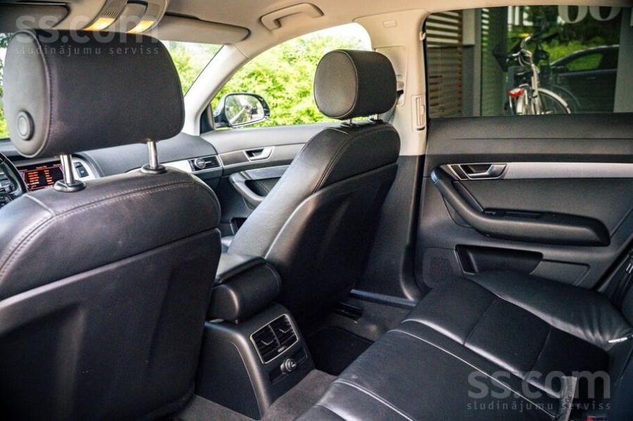 Black Audi A6 2010 in Riga, with an engine capacity of 2.00 L and mileage of 291 thousand km for 2990 €, photo 13 on AUTOMOTO.COM.LV