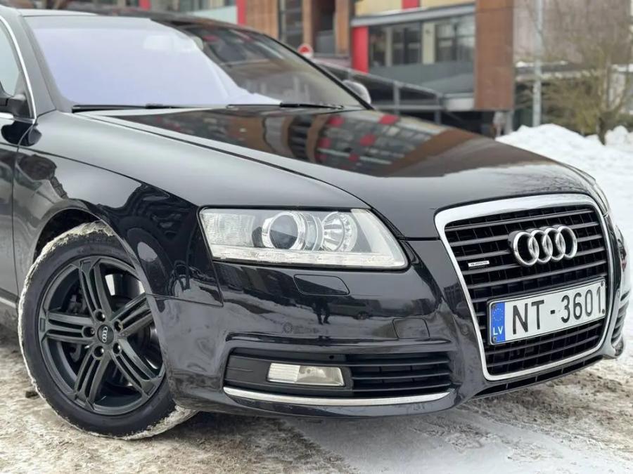 Black Audi A6 2010 in Riga, with an engine capacity of 3.00 L and mileage of 358 thousand km for 5490 €, photo 3 on AUTOMOTO.COM.LV