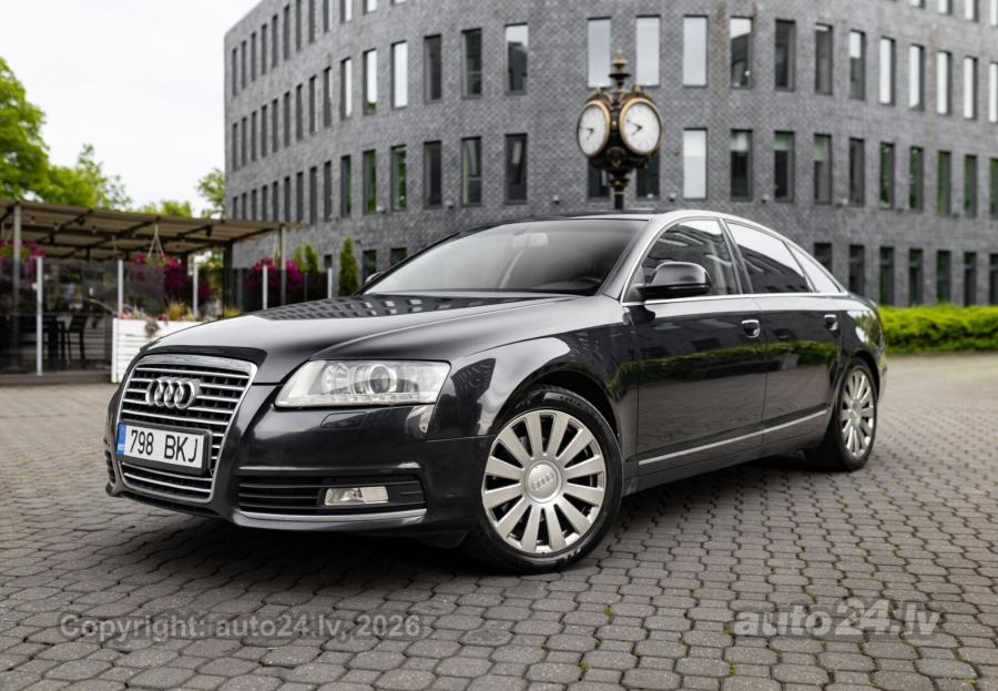 Melns Audi A6 2010 Tallina, ar dzinēja tilpumu 2.00 L un nobraukumu 320 tūkst. km par 6590 €, foto 1 vietnē AUTOMOTO.COM.LV