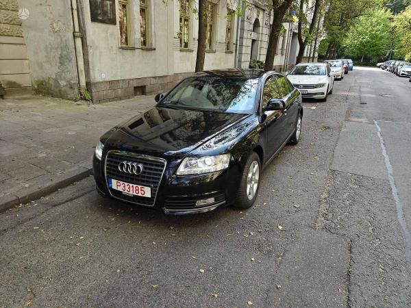 Black Audi A6 2010 in Vilnius, with an engine capacity of 2.77 L and mileage of 195 thousand km for 3750 €, photo 1 on AUTOMOTO.COM.LV