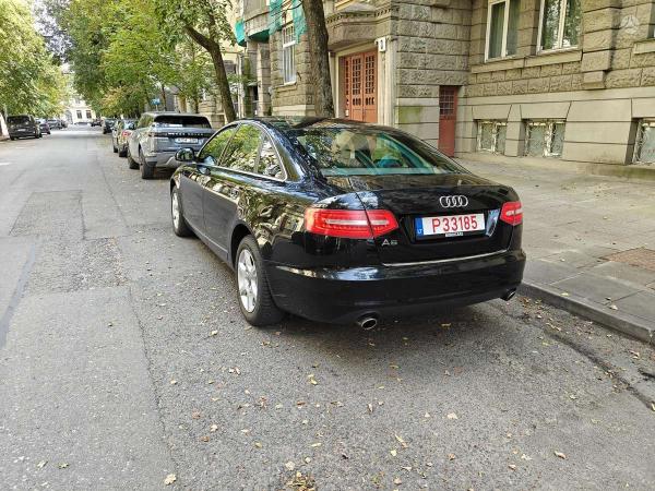 Black Audi A6 2010 in Vilnius, with an engine capacity of 2.77 L and mileage of 195 thousand km for 3750 €, photo 3 on AUTOMOTO.COM.LV