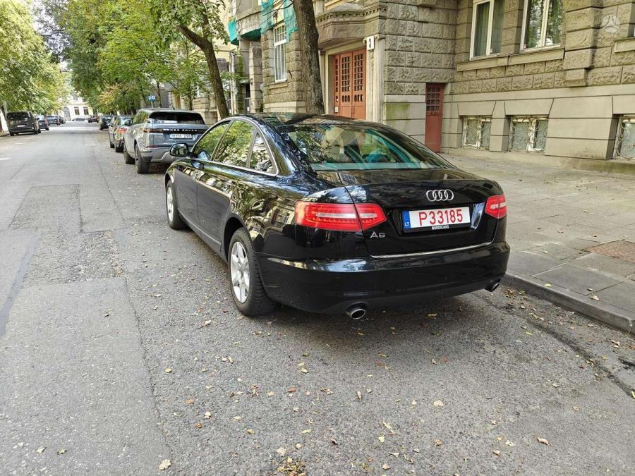 Melns Audi A6 2010 Viļņa, ar dzinēja tilpumu 2.77 L un nobraukumu 195 tūkst. km par 3750 €, foto 4 vietnē AUTOMOTO.COM.LV