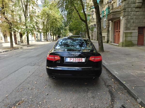 Black Audi A6 2010 in Vilnius, with an engine capacity of 2.77 L and mileage of 195 thousand km for 3750 €, photo 4 on AUTOMOTO.COM.LV