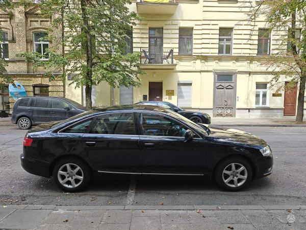 Black Audi A6 2010 in Vilnius, with an engine capacity of 2.77 L and mileage of 195 thousand km for 3750 €, photo 8 on AUTOMOTO.COM.LV