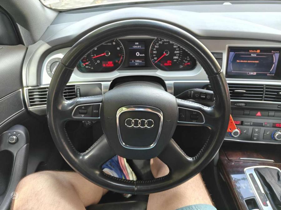 Melns Audi A6 2010 Viļņa, ar dzinēja tilpumu 2.77 L un nobraukumu 195 tūkst. km par 3750 €, foto 39 vietnē AUTOMOTO.COM.LV