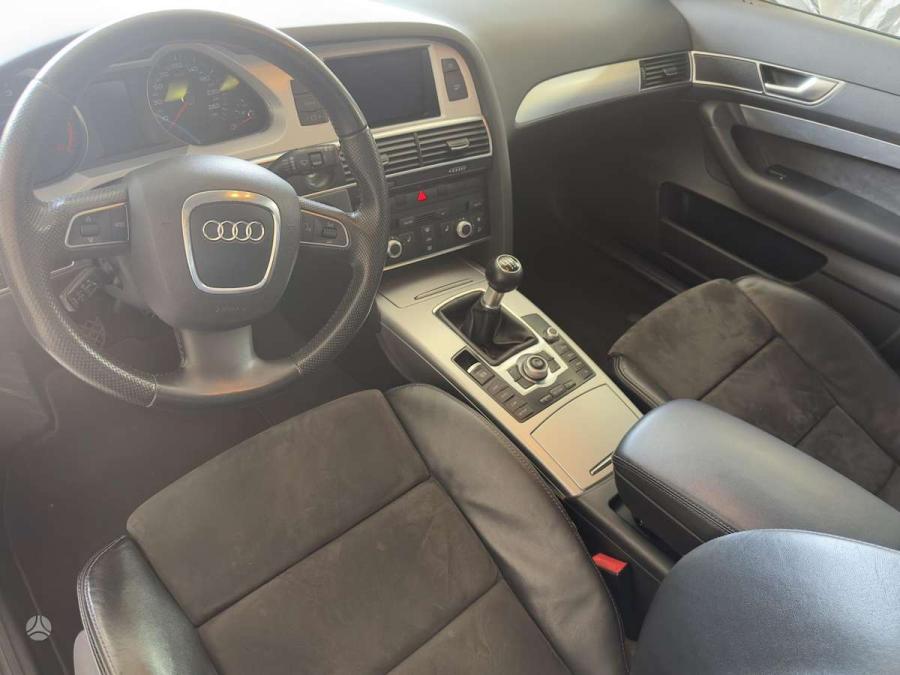 Black Audi A6 2010 in Kaunas, with an engine capacity of 1.97 L and mileage of 235 thousand km for 4950 €, photo 12 on AUTOMOTO.COM.LV