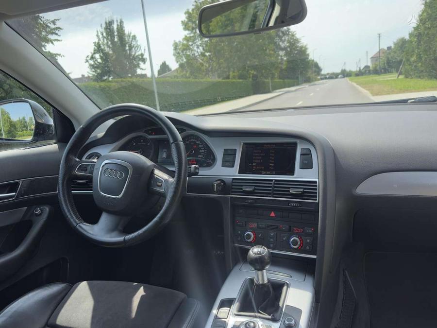 Black Audi A6 2010 in Kaunas, with an engine capacity of 1.97 L and mileage of 235 thousand km for 4950 €, photo 15 on AUTOMOTO.COM.LV