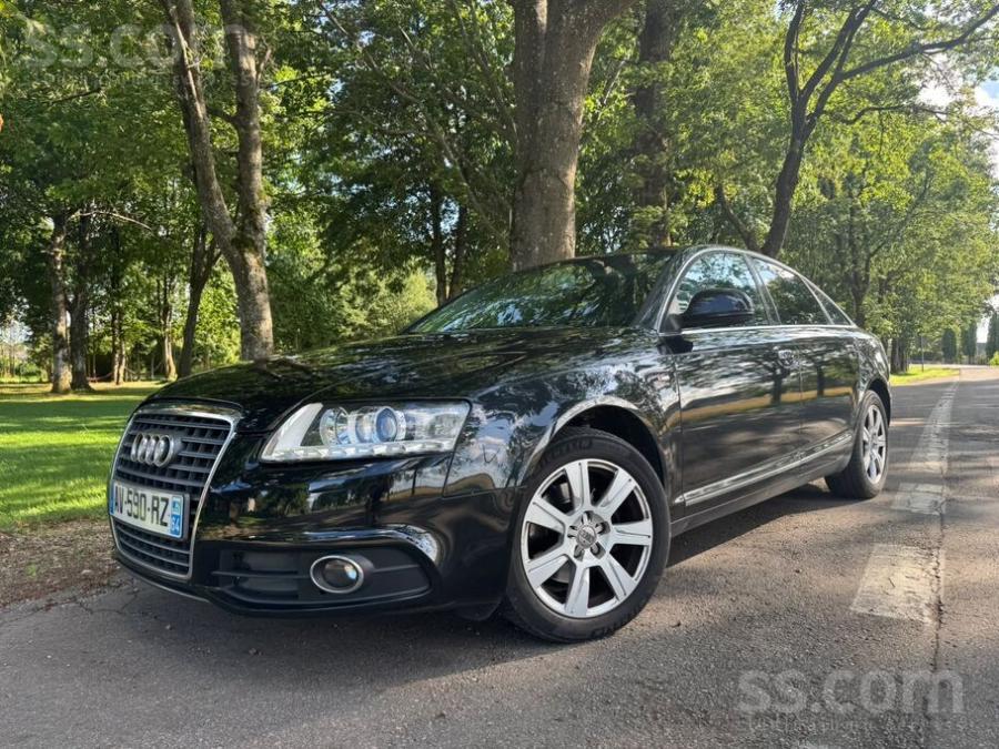 Black Audi A6 2010 in Riga, with an engine capacity of 2.00 L and mileage of 250 thousand km for 6400 €, photo 1 on AUTOMOTO.COM.LV