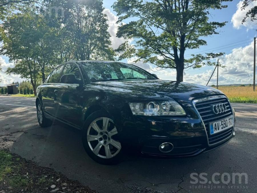 Black Audi A6 2010 in Riga, with an engine capacity of 2.00 L and mileage of 250 thousand km for 6400 €, photo 3 on AUTOMOTO.COM.LV