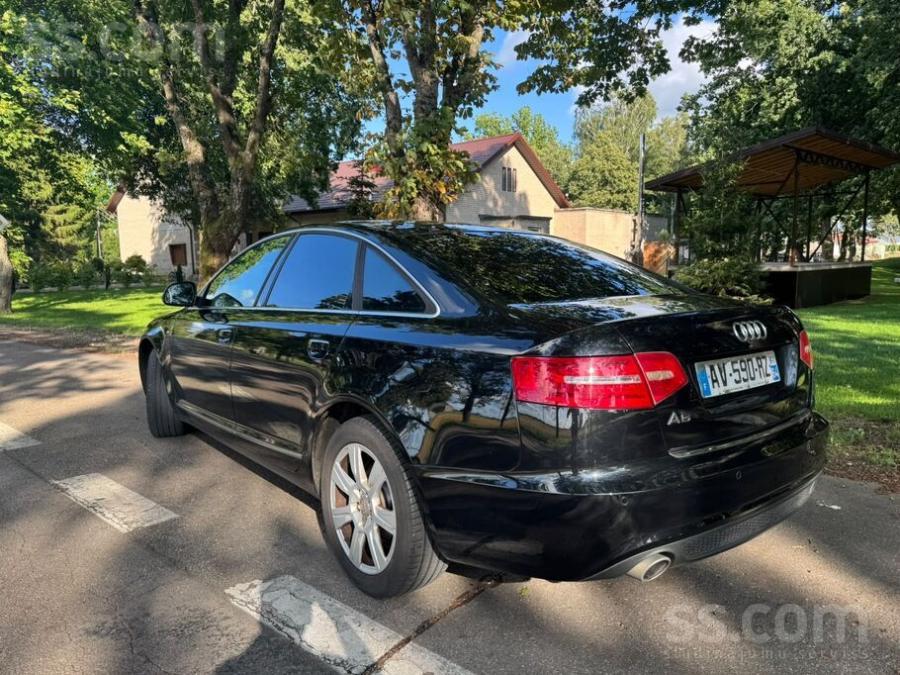 Black Audi A6 2010 in Riga, with an engine capacity of 2.00 L and mileage of 250 thousand km for 6400 €, photo 6 on AUTOMOTO.COM.LV