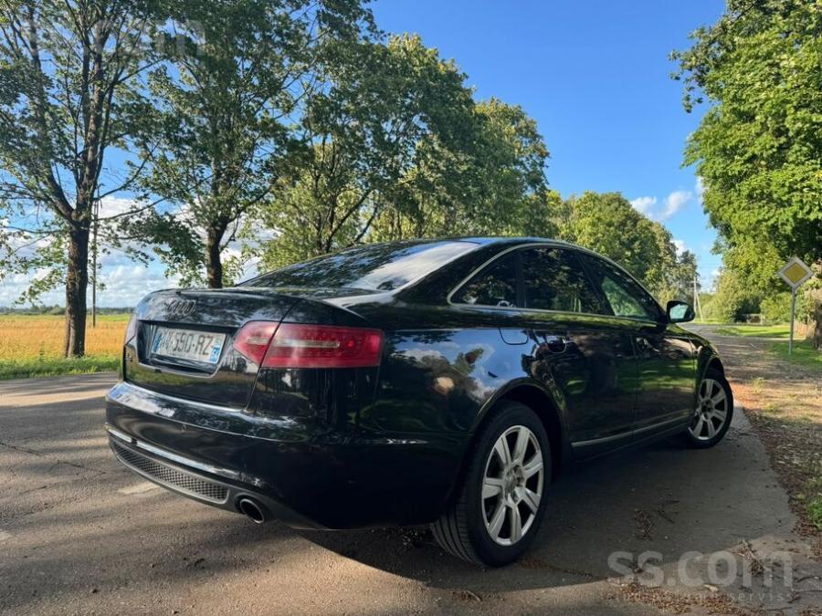 Black Audi A6 2010 in Riga, with an engine capacity of 2.00 L and mileage of 250 thousand km for 6400 €, photo 7 on AUTOMOTO.COM.LV