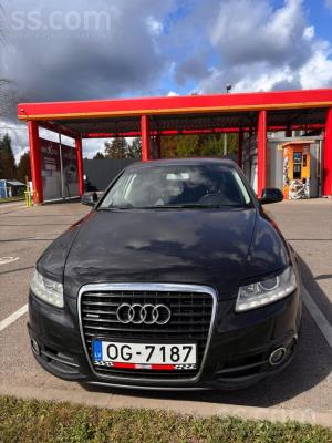 Melns Audi A6 2010 Daugavpils, ar dzinēja tilpumu 2.70 L un nobraukumu 300 tūkst. km par 6500 €, foto  vietnē AUTOMOTO.COM.LV