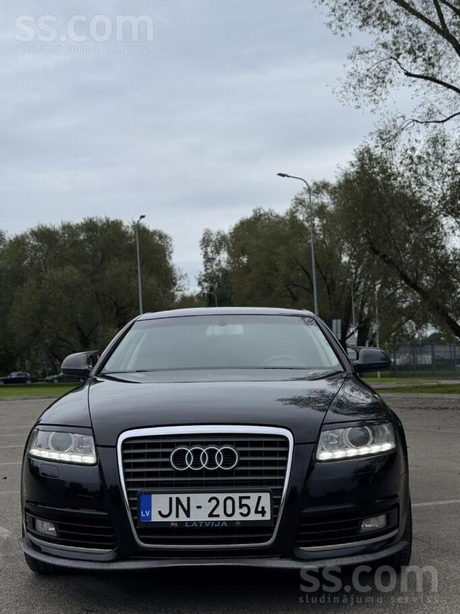 Black Audi A6 2010 in Riga, with an engine capacity of 2.80 L and mileage of 323 thousand km for 5500 €, photo 1 on AUTOMOTO.COM.LV