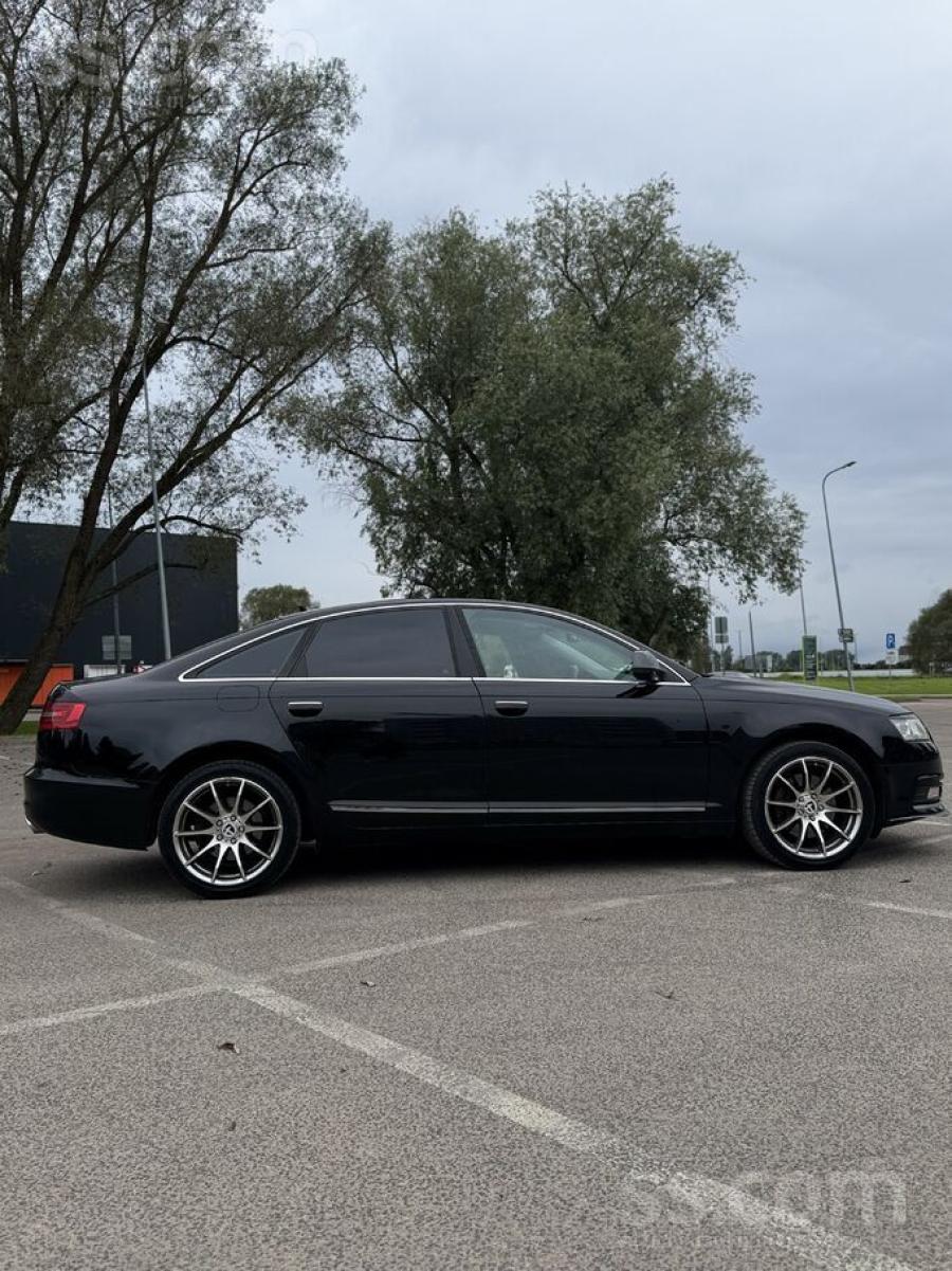 Black Audi A6 2010 in Riga, with an engine capacity of 2.80 L and mileage of 323 thousand km for 5500 €, photo 3 on AUTOMOTO.COM.LV