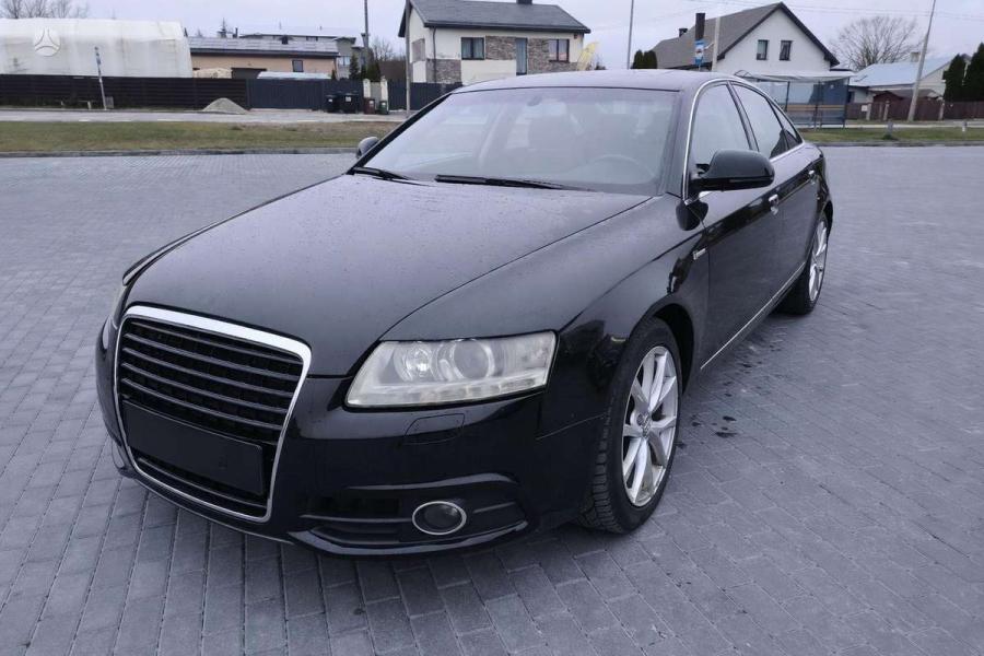Black Audi A6 2011 in Siauliai, with an engine capacity of 3.00 L and mileage of 178 thousand km for 5600 €, photo 1 on AUTOMOTO.COM.LV