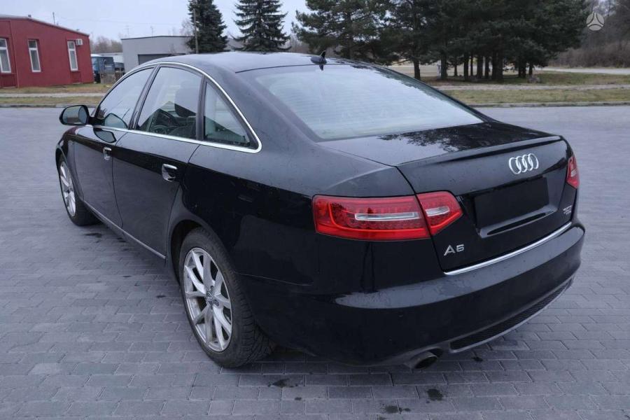 Black Audi A6 2011 in Siauliai, with an engine capacity of 3.00 L and mileage of 178 thousand km for 5600 €, photo 6 on AUTOMOTO.COM.LV