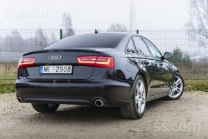 Black Audi A6 2011 in Riga, with an engine capacity of 3.00 L and mileage of 278 thousand km for 12790 €, photo 6 on AUTOMOTO.COM.LV