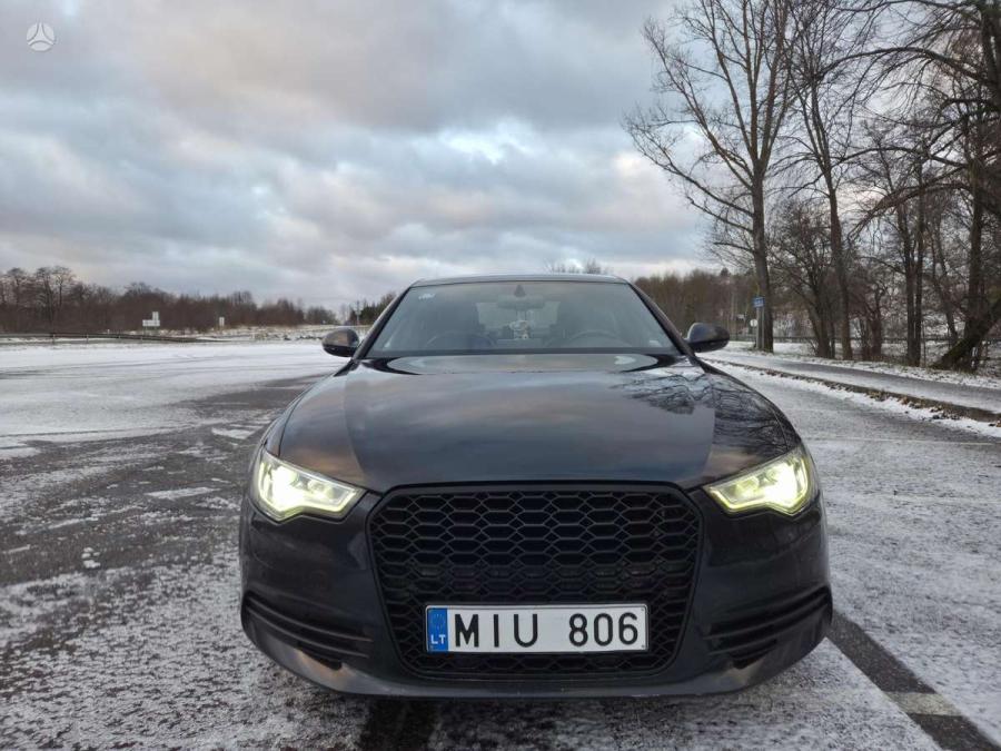 Black Audi A6 2011 in Vilnius, with an engine capacity of 2.97 L and mileage of 318 thousand km for 9800 €, photo 3 on AUTOMOTO.COM.LV