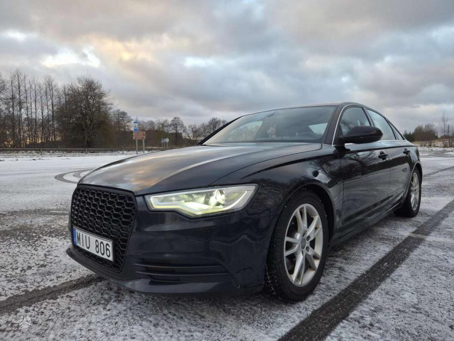 Black Audi A6 2011 in Vilnius, with an engine capacity of 2.97 L and mileage of 318 thousand km for 9800 €, photo 4 on AUTOMOTO.COM.LV