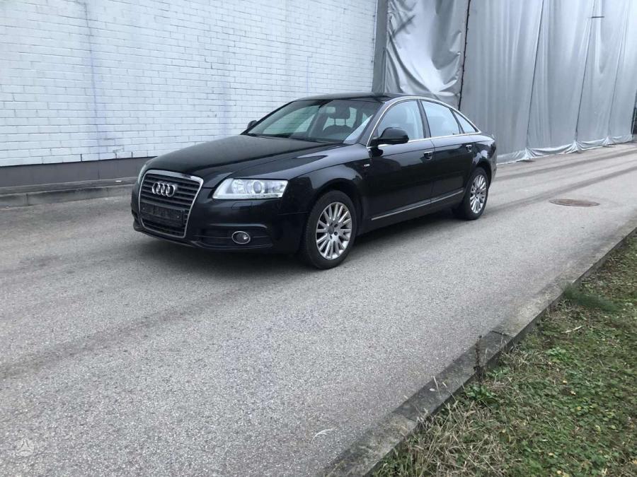 Black Audi A6 2011 in Kaunas, with an engine capacity of 1.98 L and mileage of 237 thousand km for 4200 €, photo 1 on AUTOMOTO.COM.LV