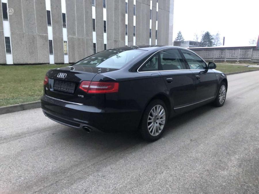 Black Audi A6 2011 in Kaunas, with an engine capacity of 1.98 L and mileage of 237 thousand km for 4200 €, photo 4 on AUTOMOTO.COM.LV