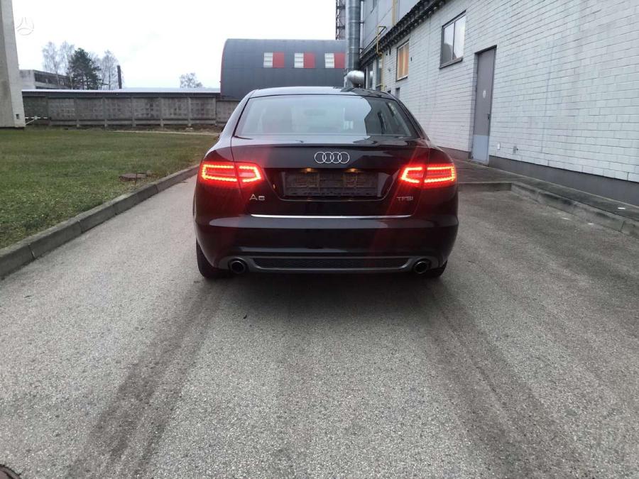 Black Audi A6 2011 in Kaunas, with an engine capacity of 1.98 L and mileage of 237 thousand km for 4200 €, photo 7 on AUTOMOTO.COM.LV