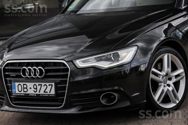 Black Audi A6 2011 in Jelgava, with an engine capacity of 3.00 L and mileage of 0 thousand km for 12990 €, photo 6 on AUTOMOTO.COM.LV