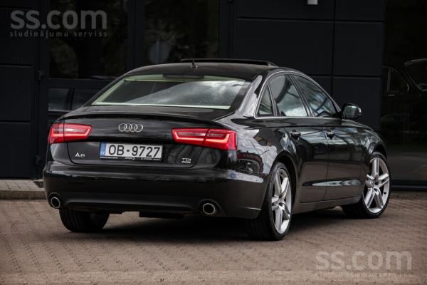 Black Audi A6 2011 in Jelgava, with an engine capacity of 3.00 L and mileage of 0 thousand km for 12990 €, photo 8 on AUTOMOTO.COM.LV